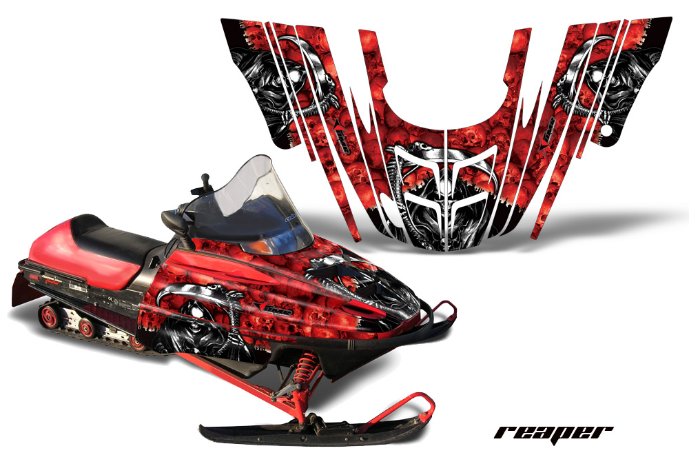 Polaris XC 700 Gen 2 II 99-03 Graphics Kit Wrap Reaper R (813 of 1029)